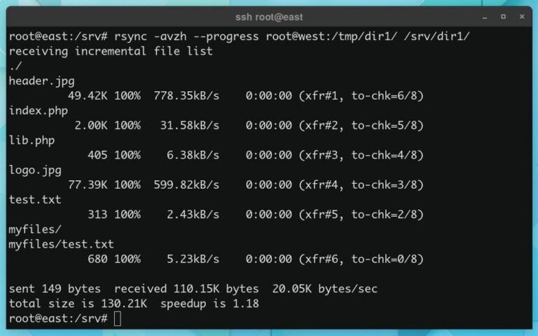 Rsync Command in Linux with Practical Examples