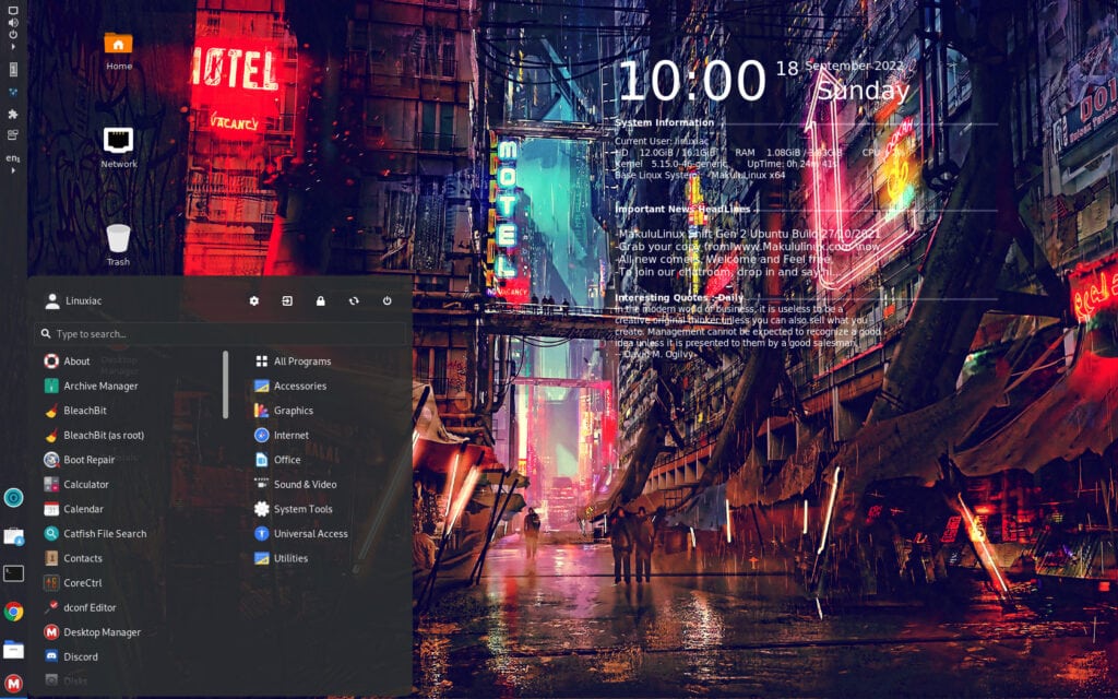 MakuluLinux: A Lot of Fun for Distro Hoppers