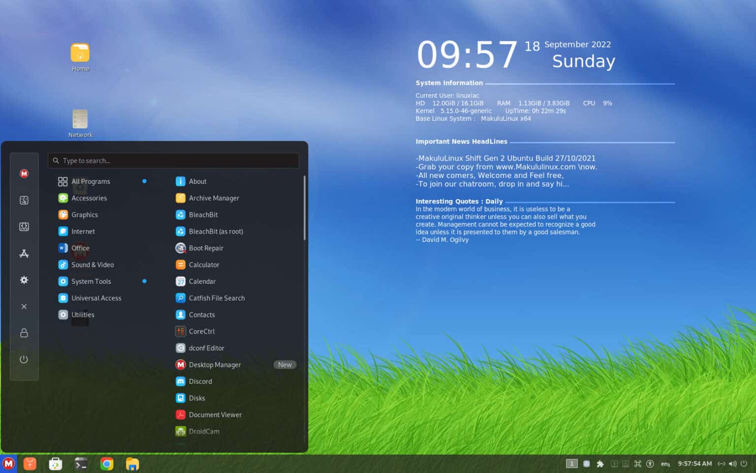 MakuluLinux: A Lot of Fun for Distro Hoppers