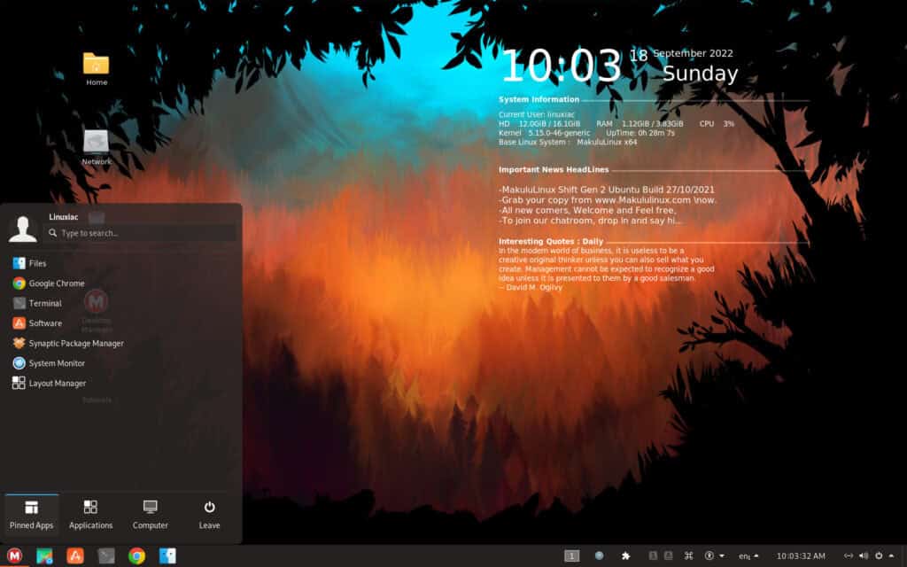 MakuluLinux: A Lot of Fun for Distro Hoppers