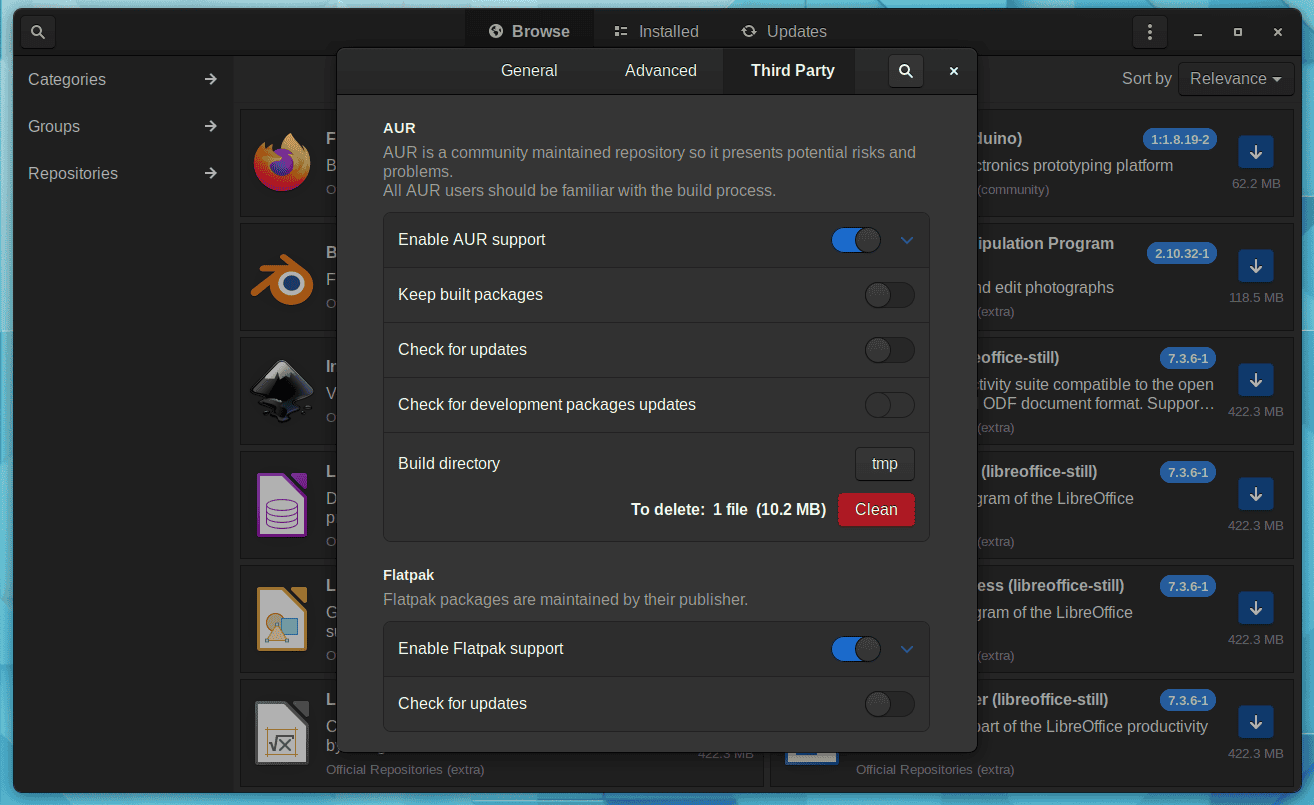 3 Best GUI Pacman Frontends for Arch Linux-Based Distributions