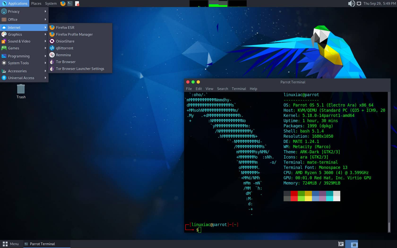 Parrot OS 5.1 Brings a Host of Updates and New Docker Repo
