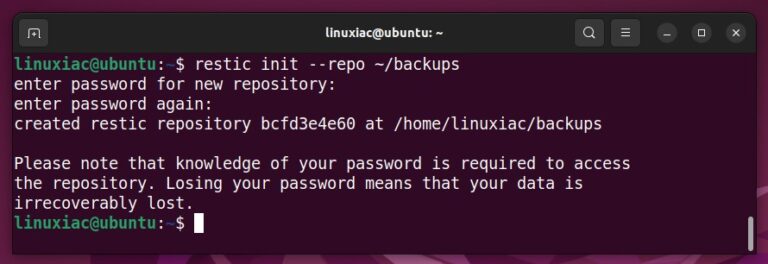 Restic Backup and Restore Data on Linux with Examples