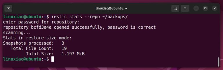 Restic Backup And Restore Data On Linux With Examples 