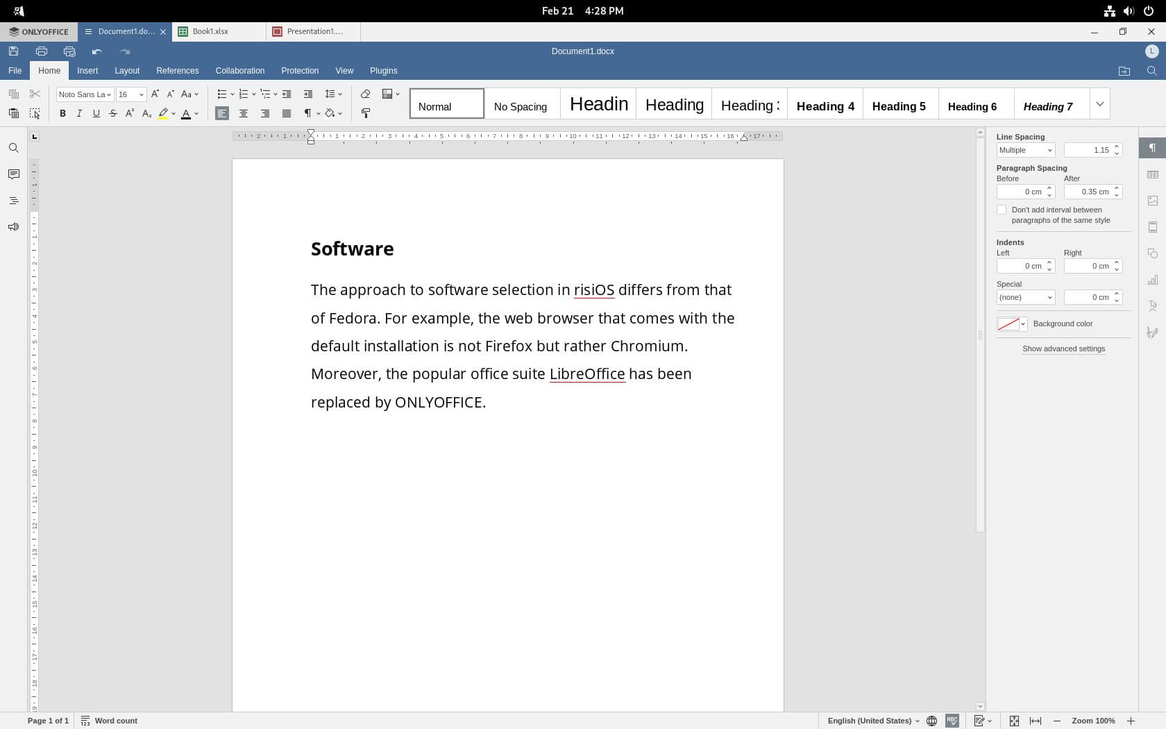risiOS: The Unconventional Approach to Fedora Linux
