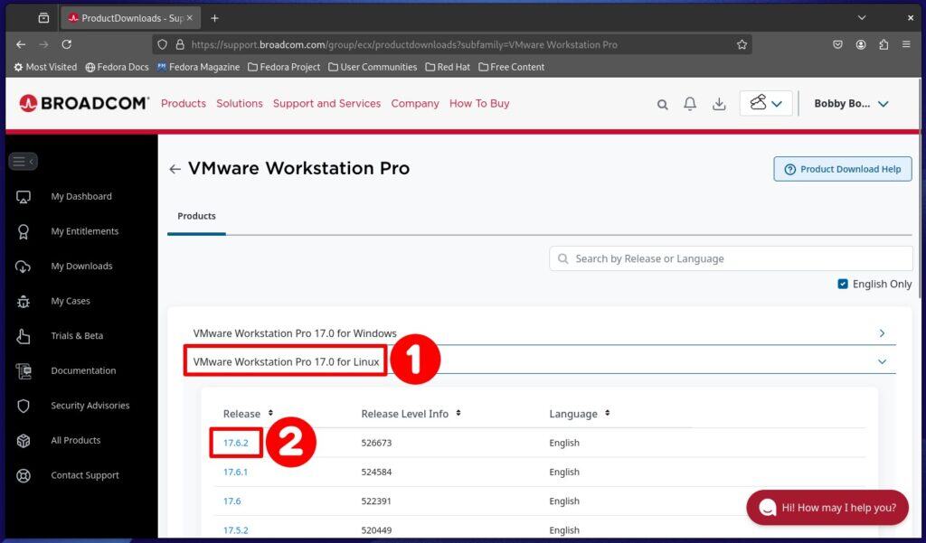 How to Install VMware Workstation on Fedora Linux