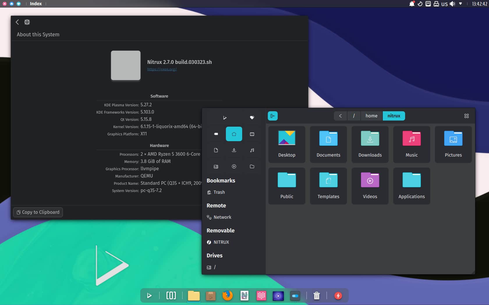 Nitrux 2.7 Provides Users with a Choice between Plasma and Maui