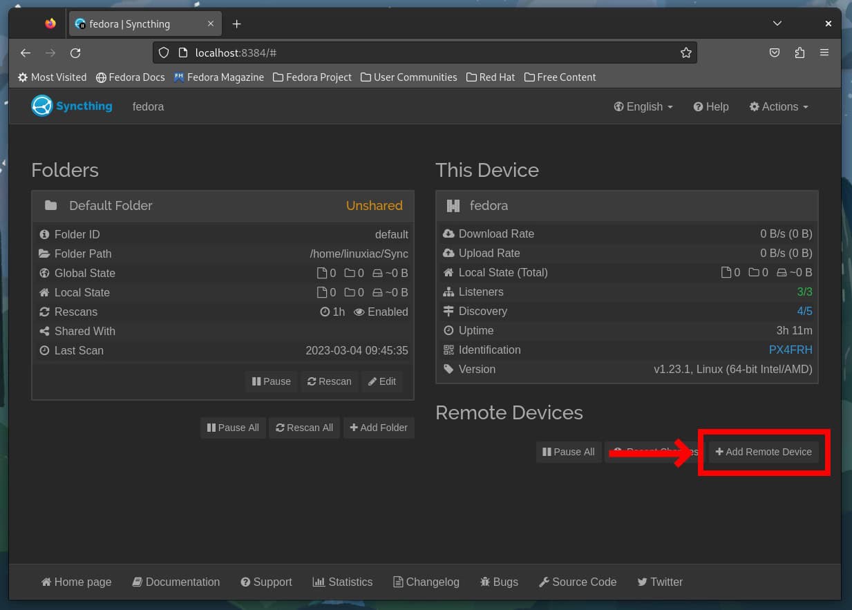 How To Set Up And Use Syncthing To Sync Files On Linux