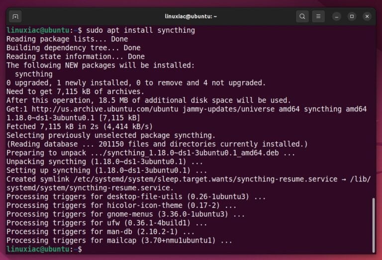 How to Set Up and Use Syncthing to Sync Files on Linux