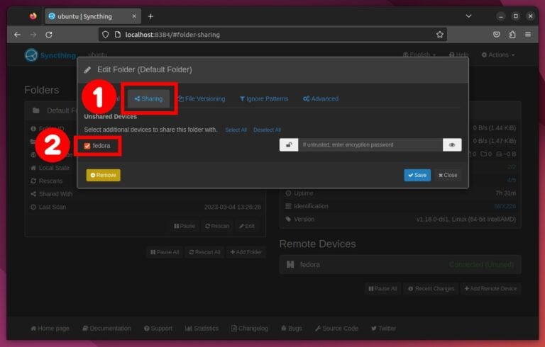 How to Set Up and Use Syncthing to Sync Files on Linux