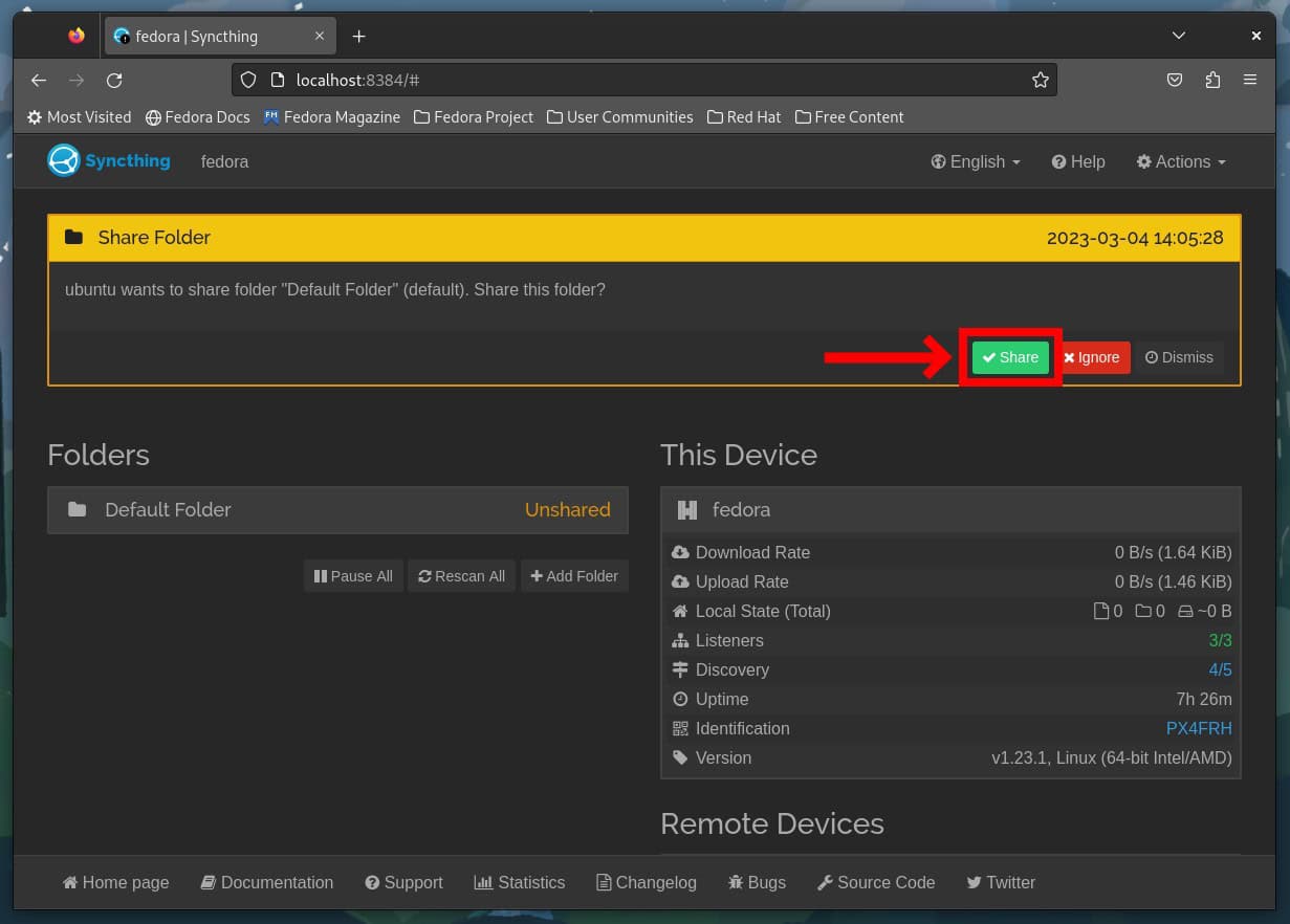 How To Set Up And Use Syncthing To Sync Files On Linux