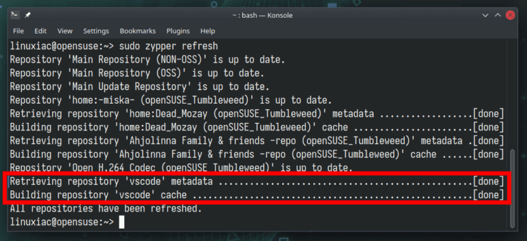 How to Install VS Code on openSUSE Leap & Tumbleweed