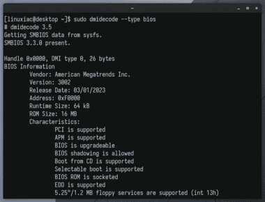 How to Check Your BIOS Version on Linux