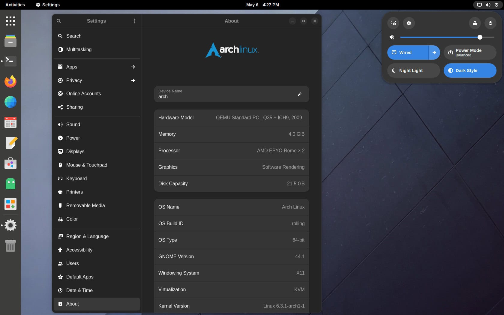 The Wait Is Over: GNOME 44 Finally Hits Arch Repos