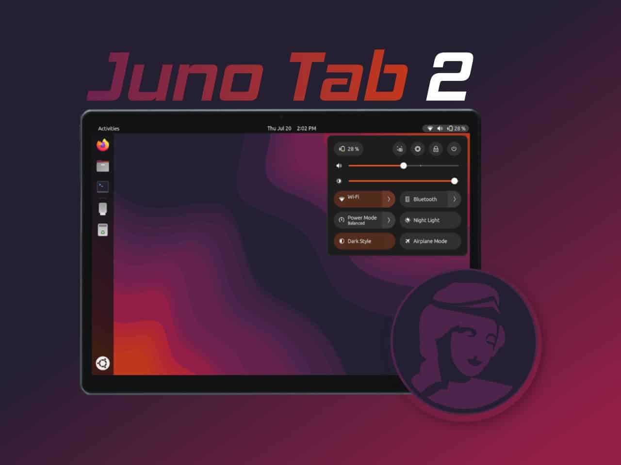 Juno Tab 2 Linux Tablet Ships with Debian, Ubuntu, Manjaro, or Mobian