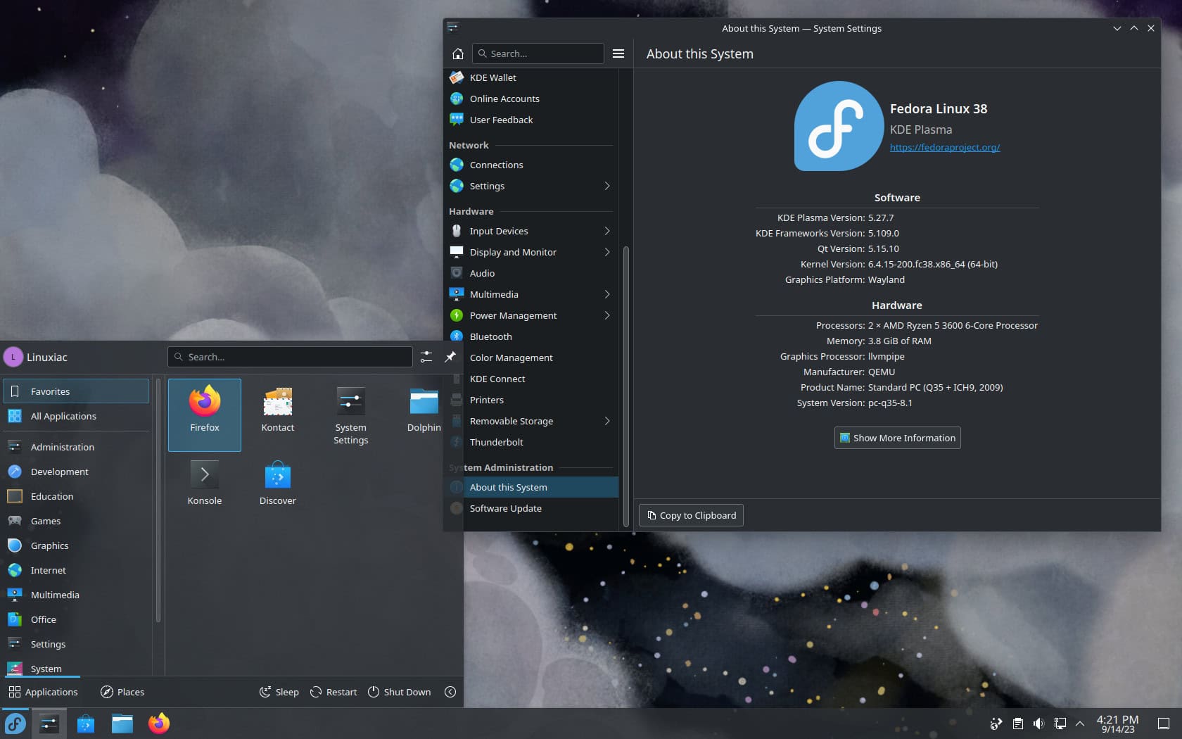 Fedora 40 to Offer KDE Plasma 6 Desktop