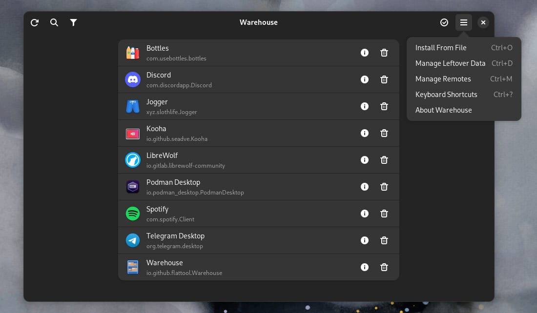 Warehouse: A Must-Have App Manager for Flatpak Enthusiasts Warehouse: A Must-Have App Manager for Flatpak Enthusiasts