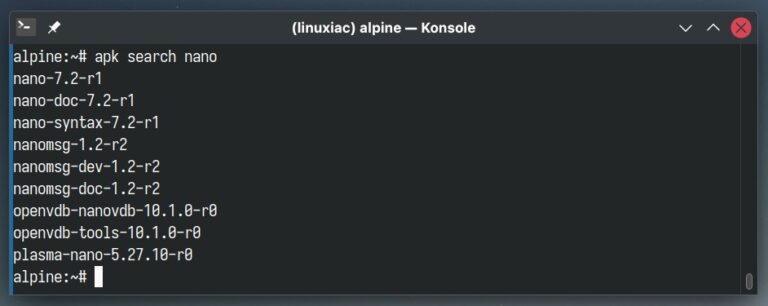 Alpine User's Guide to APK: How to Manage Packages