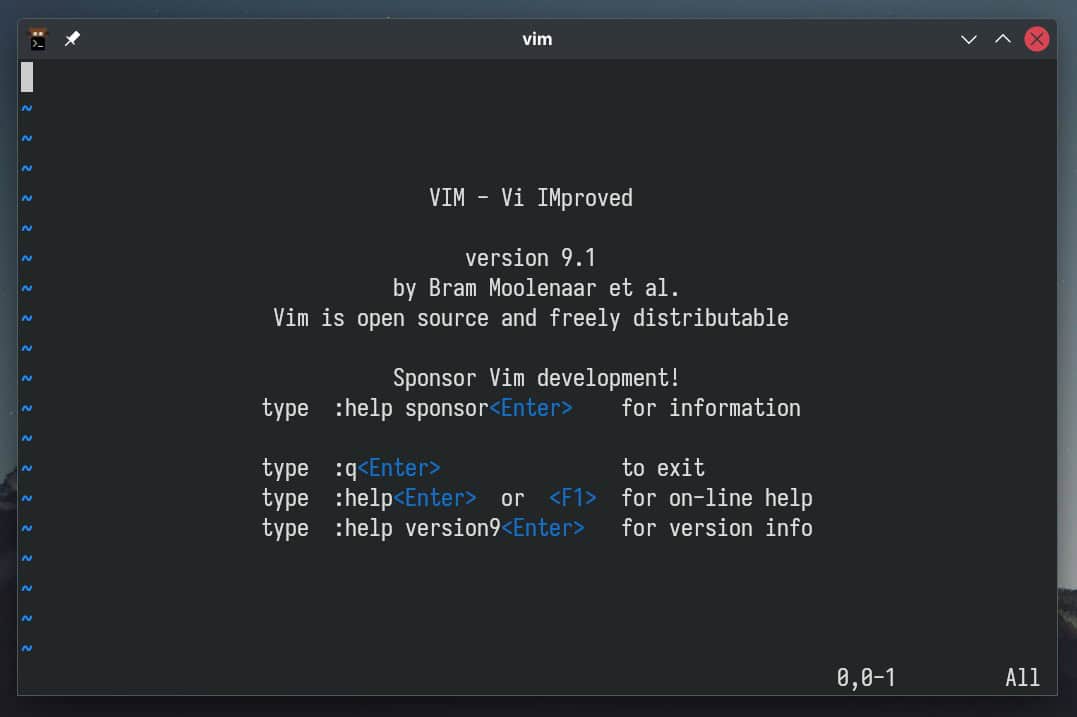 Vim 9.1 Adds Virtual Text, Smooth Scrolling, and More