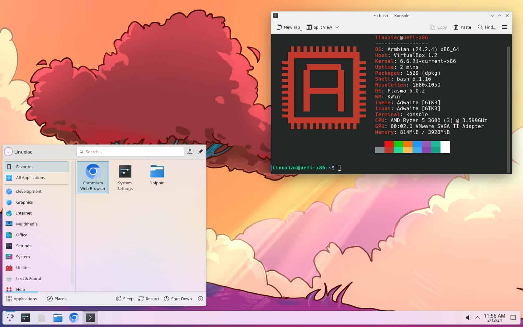 KDE Plasma 6 Desktop Landed to Armbian
