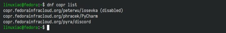 How to Install Packages from Fedora's COPR Repositories