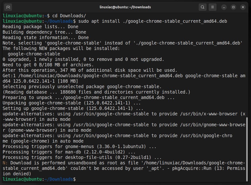 How to Install DEB File in Ubuntu 24.04 LTS