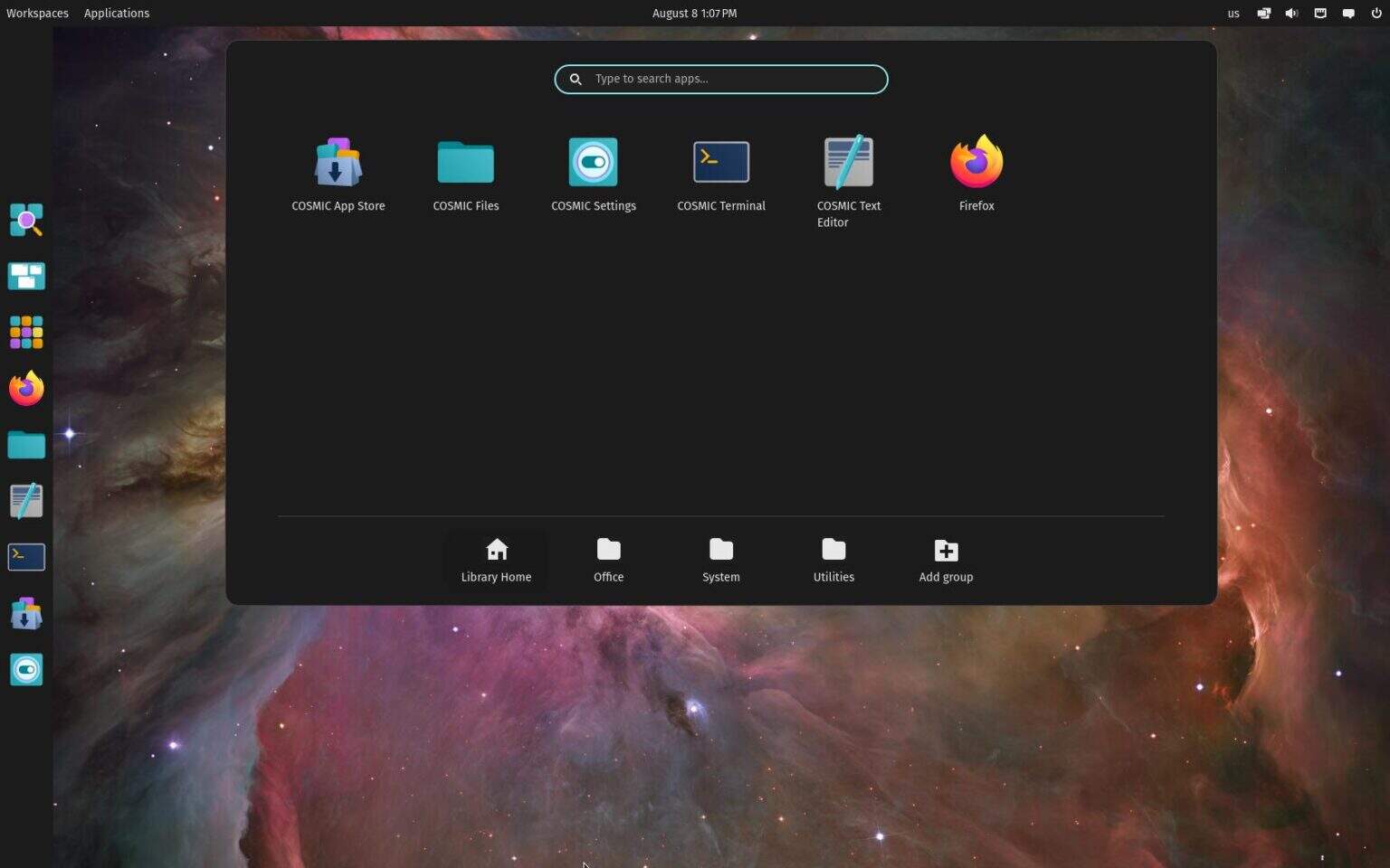COSMIC Desktop Alpha Released, Expectations Exceeded