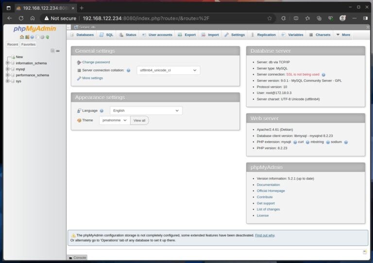 How to Install phpMyAdmin with Docker Compose