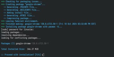 How to Install Google Chrome on Arch Linux