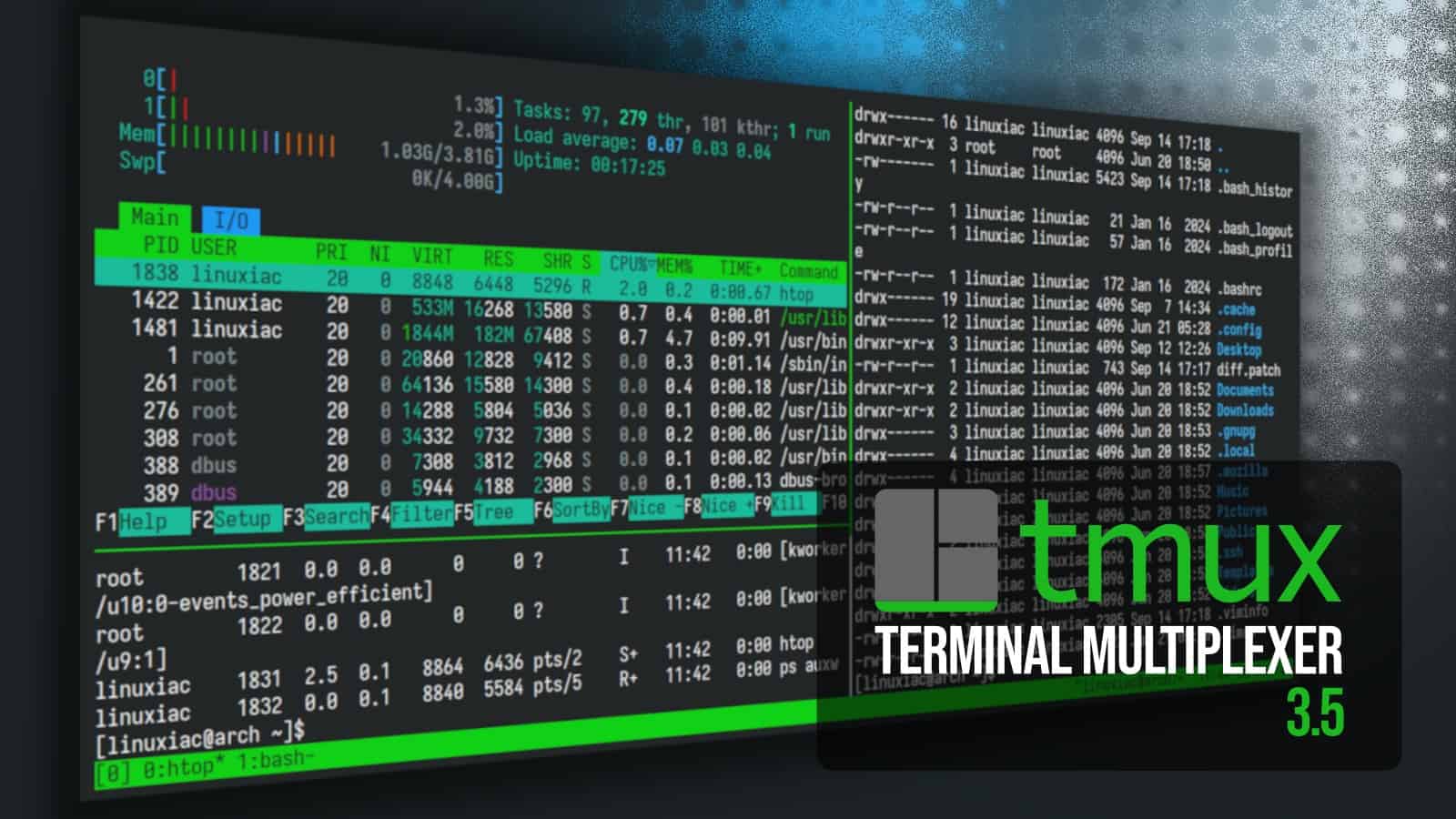 Tmux 3.5 Released with Extended Keys Support and New Features Tmux 3.5 Released with Extended Keys Support and New Features