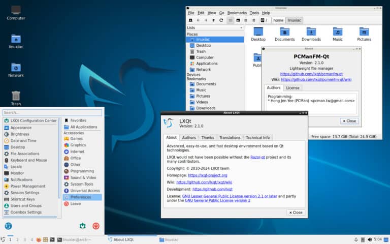 LXQt 2.1 Desktop Environment Released, Here’s What’s New
