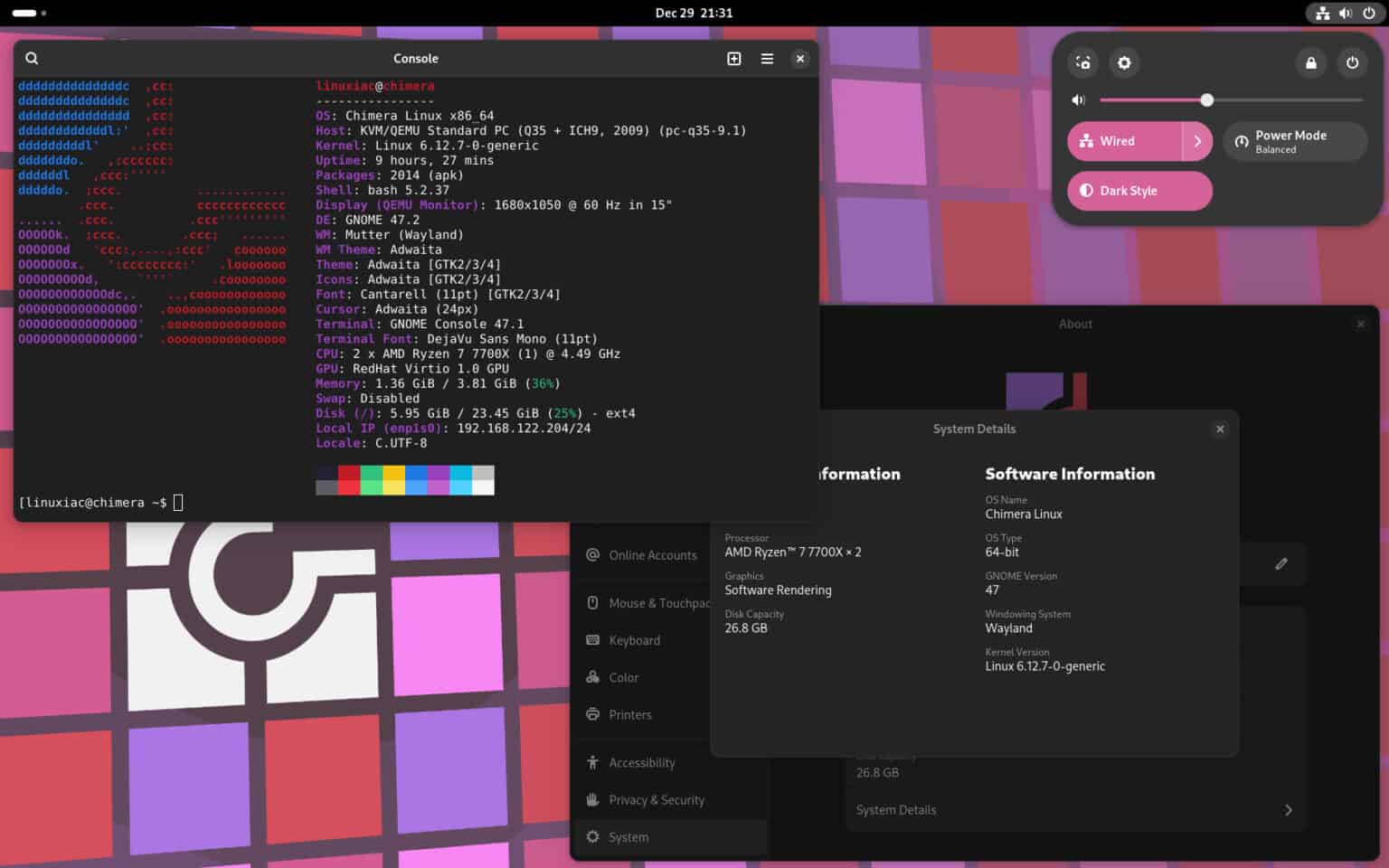 Chimera Linux Hits Beta, It's More than Exciting