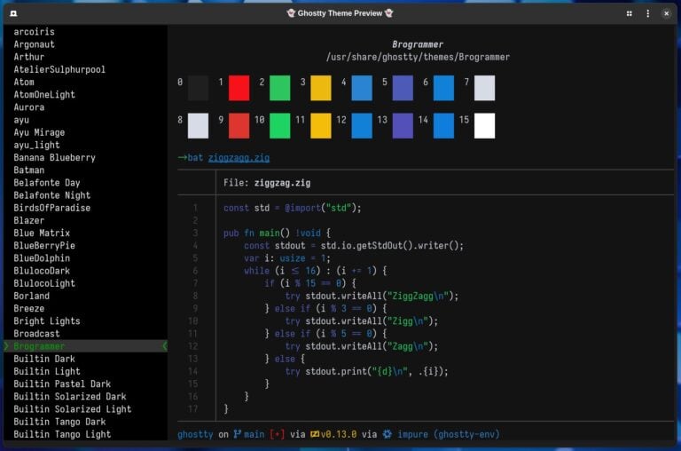 Ghostty 1.0 Released, A New GPU-Accelerated Terminal Emulator