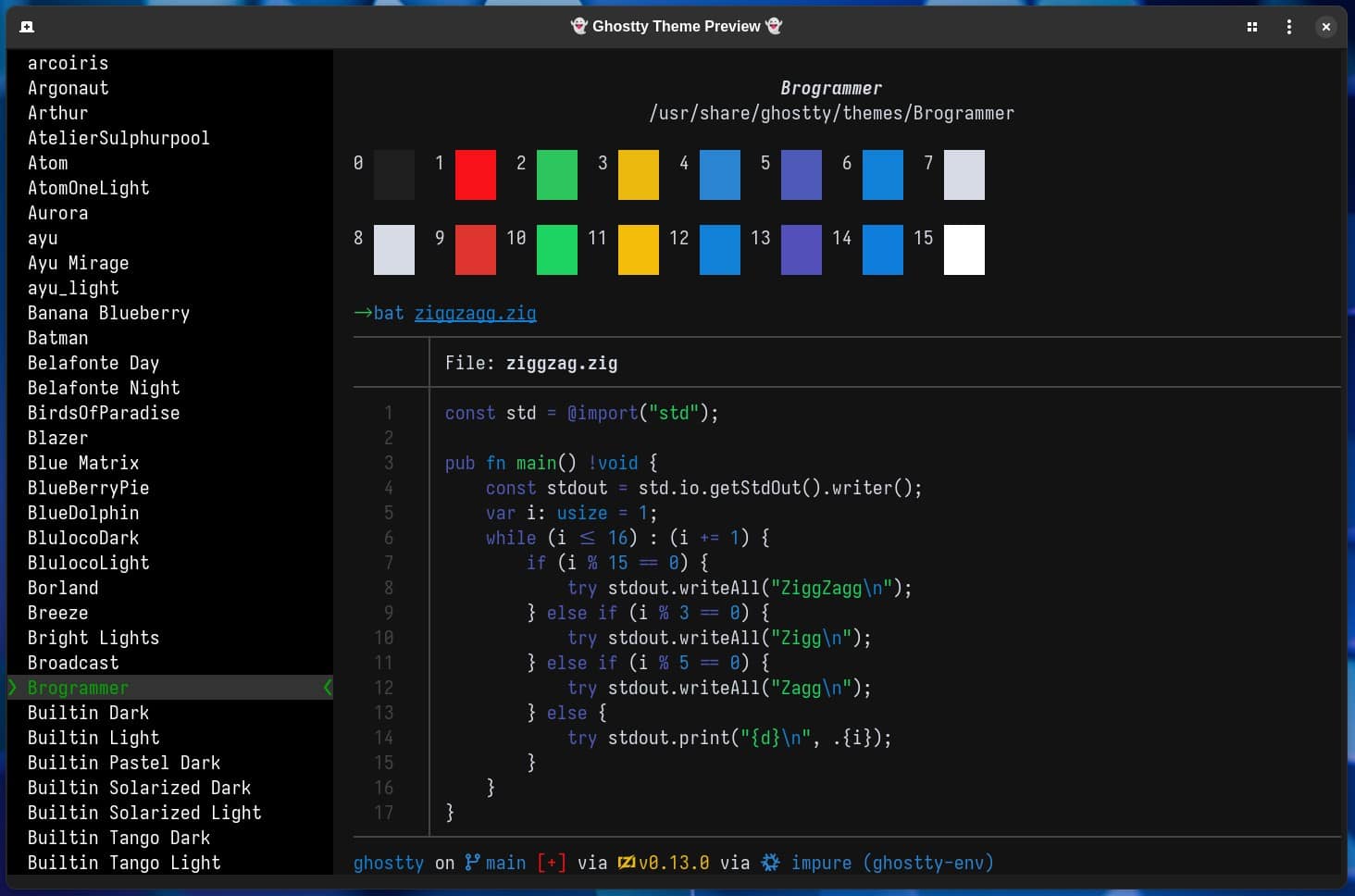 Ghostty 1.0 Released, A New GPU-Accelerated Terminal Emulator