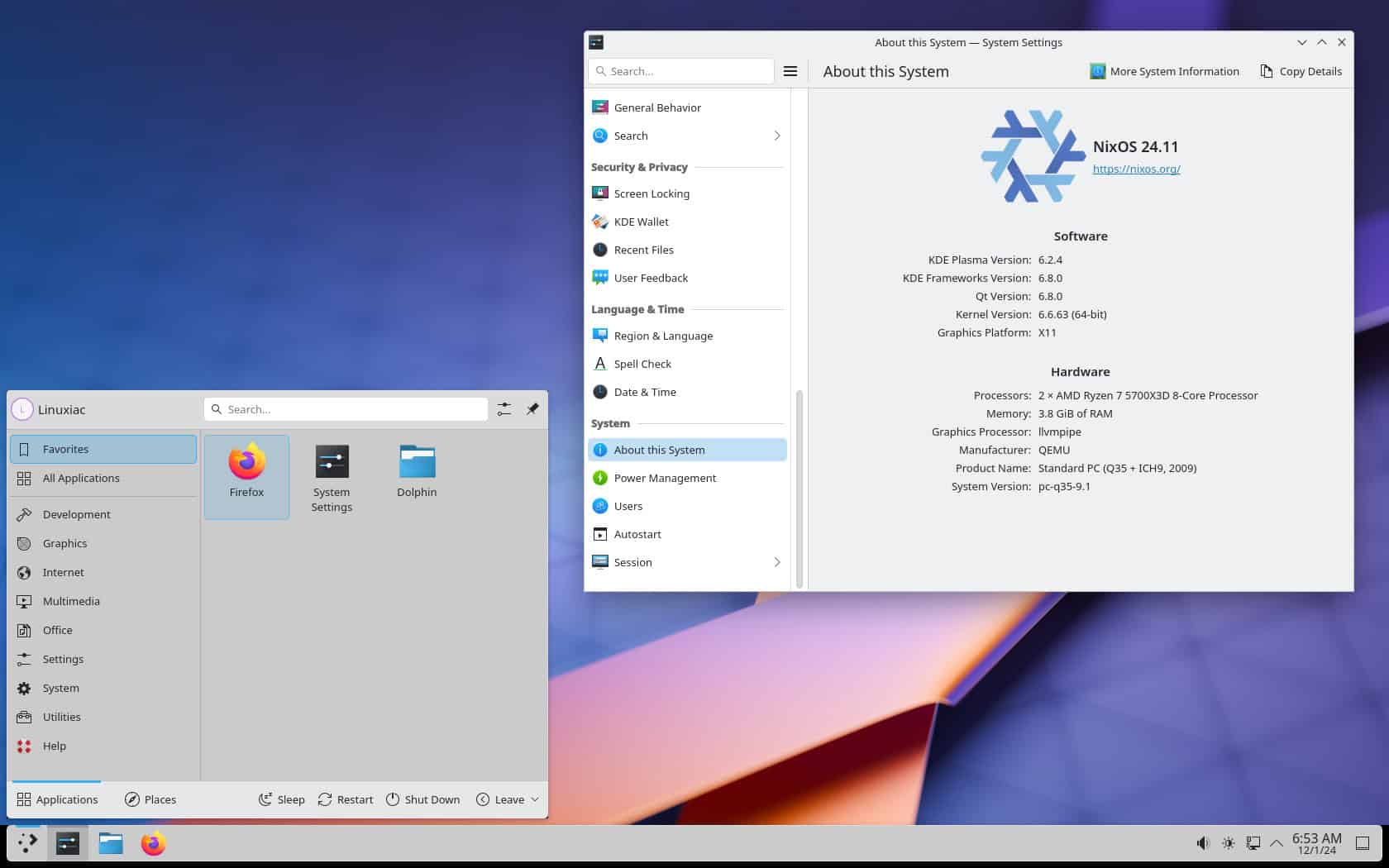 NixOS 24.11: Plasma 6.2, GNOME 47, and a Massive Package Overhaul