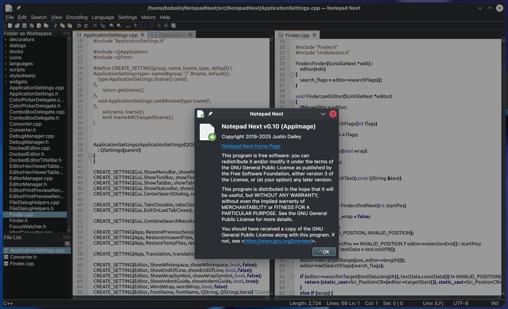 Notepad Next 0.10 Brings Better Bookmark Operations