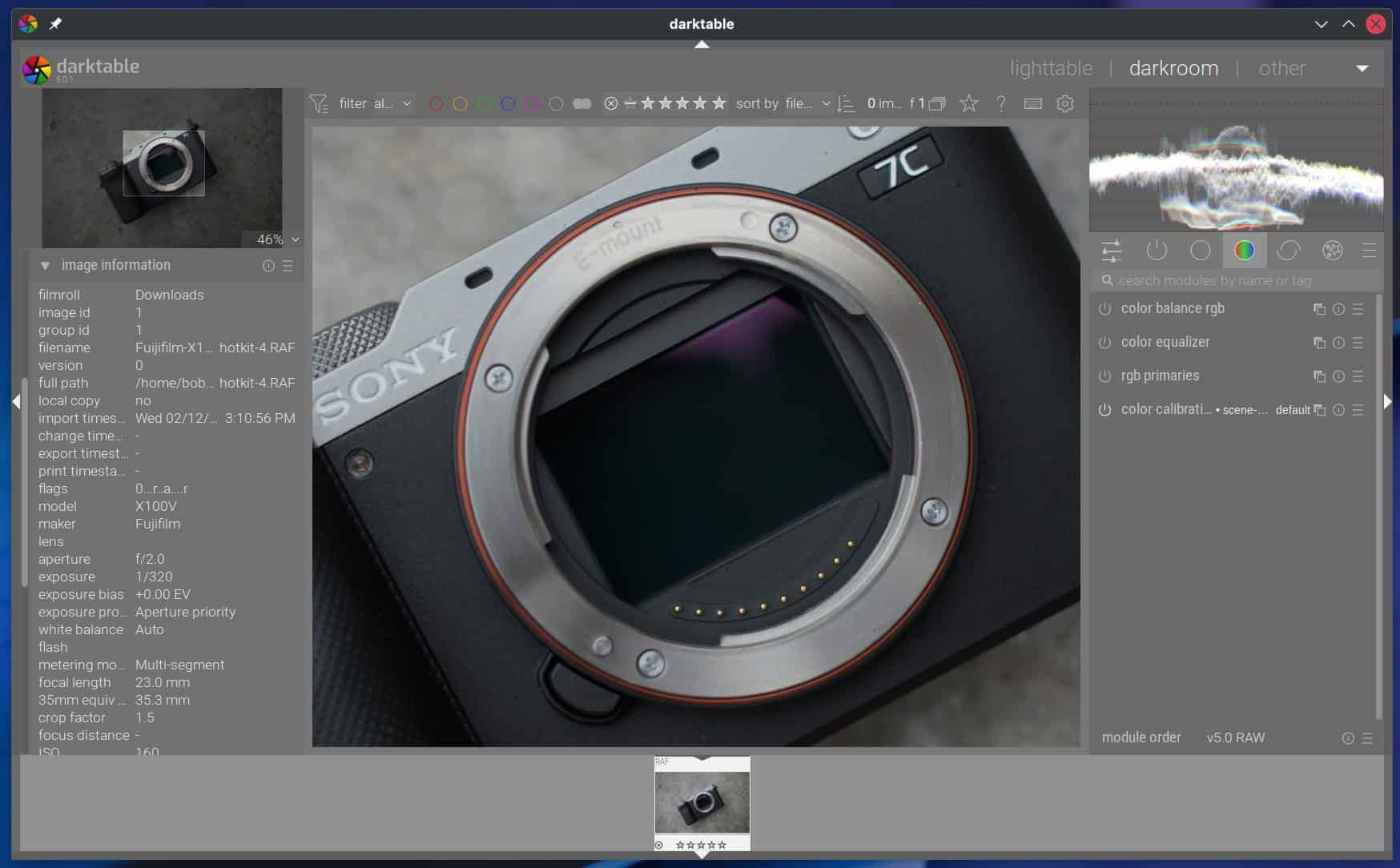 Darktable 5.0.1 Raw Photo Editing Tool Released