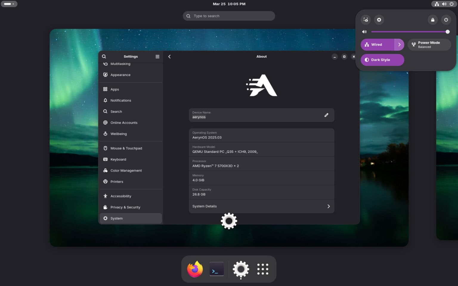 AerynOS (former Serpent OS) Makes Its Debut with 2025.03