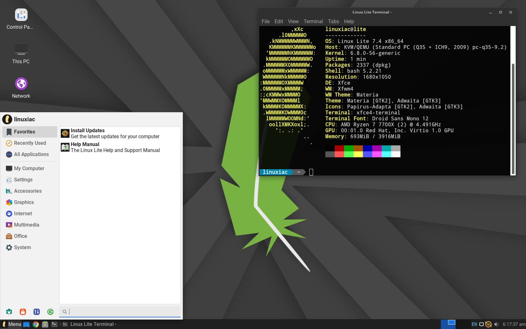 Linux Lite 7.4 Released with Kernel 6.8 and GUI Tweaks