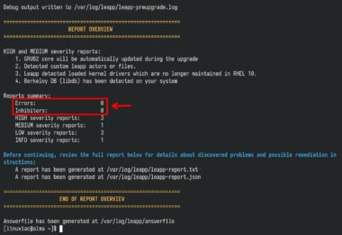 How to Upgrade to AlmaLinux 10 from AlmaLinux 9