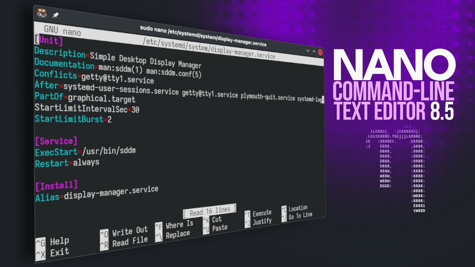 GNU Nano 8.5 Command-Line Text Editor Released