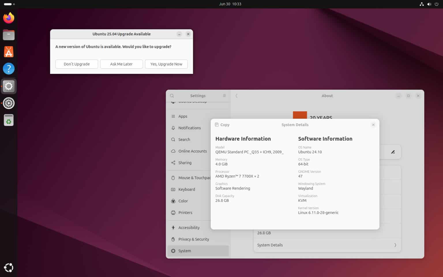 Ubuntu 24.10 Nears Its End of Life