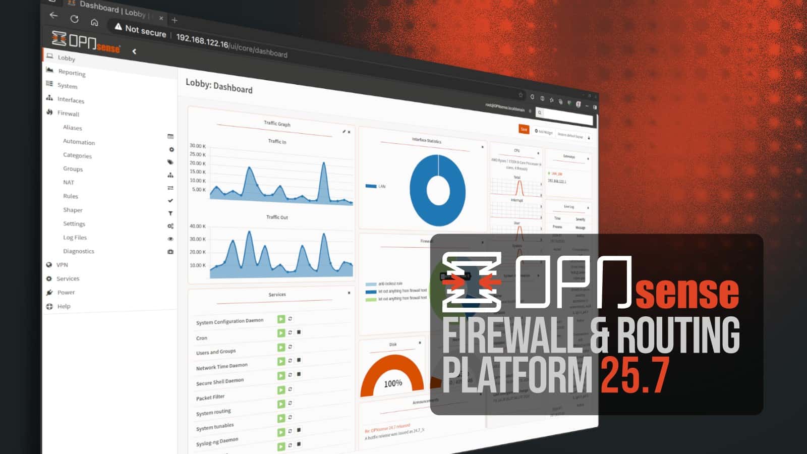 OPNsense 25.7 Brings Revamped GUI and New Firewall Tools