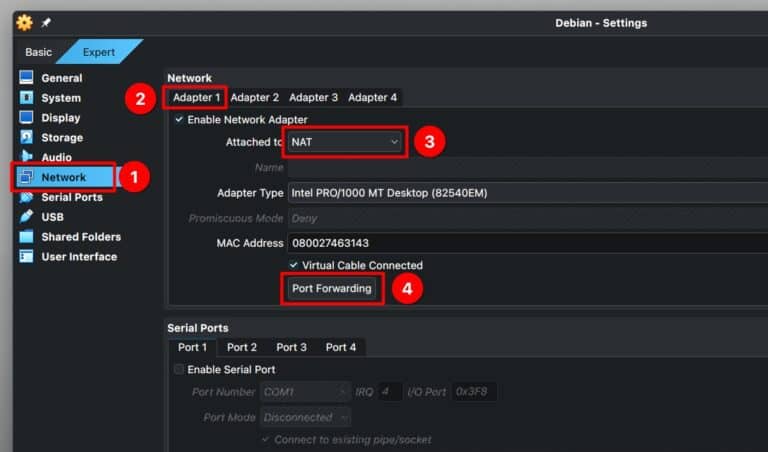 How to SSH Into a VirtualBox Guest VM