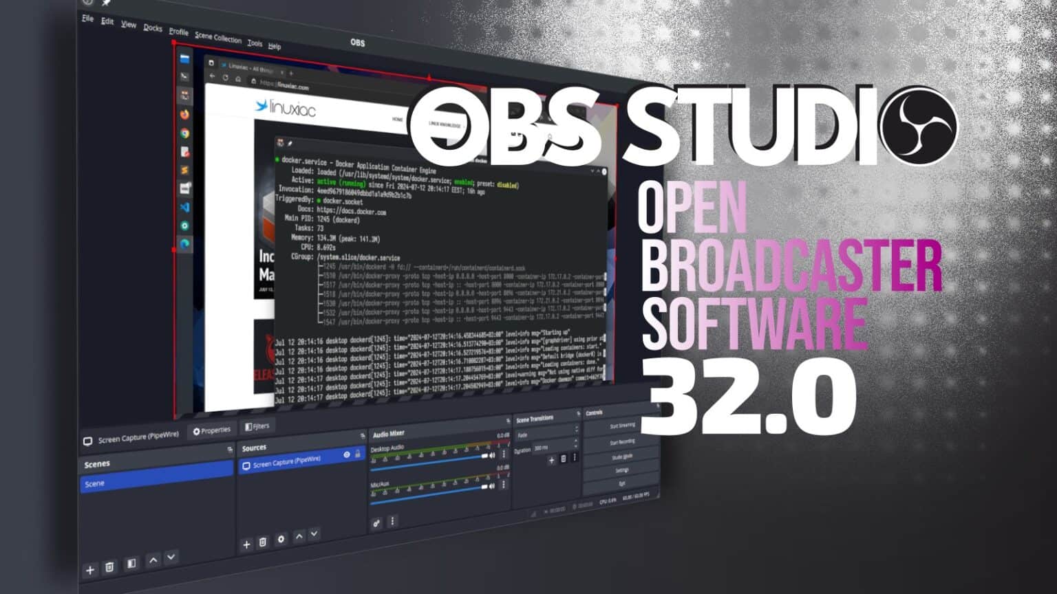 OBS Studio 32.0 Released with Plugin Manager, Metal Renderer