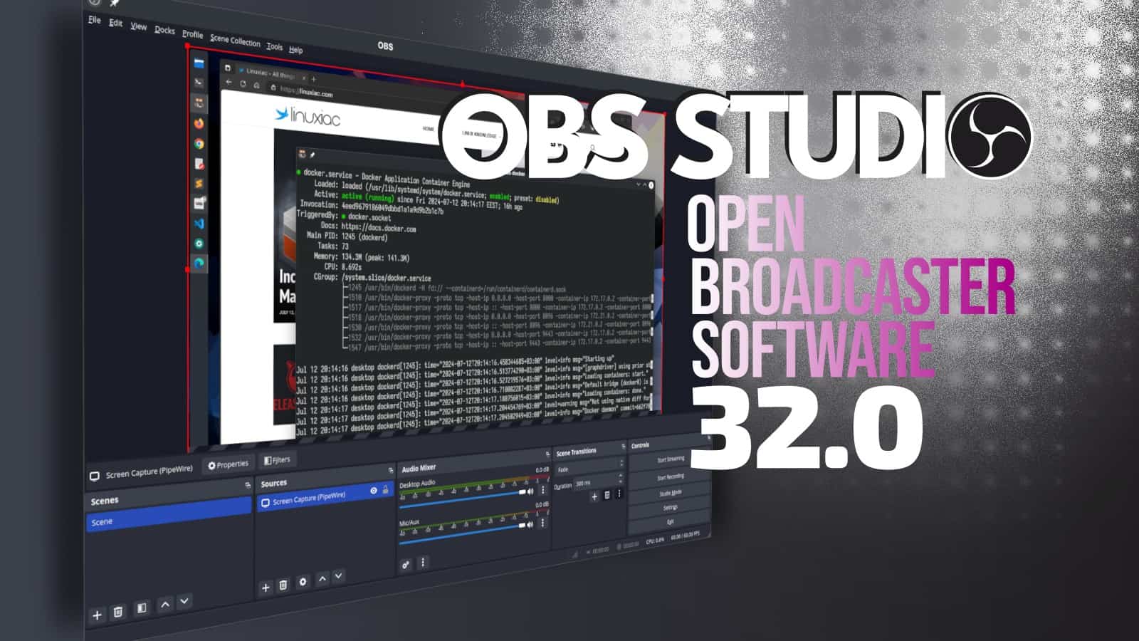 OBS Studio 32.0 Released with Plugin Manager, Metal Renderer