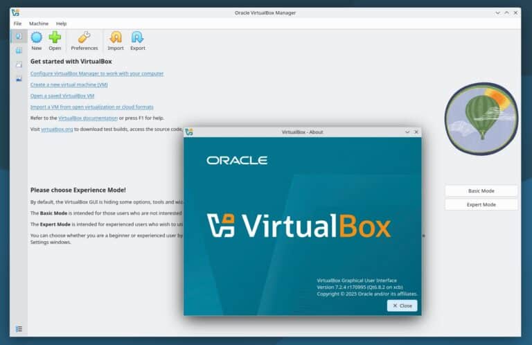 VirtualBox 7.2.4 Released with Linux Kernel 6.18 Support