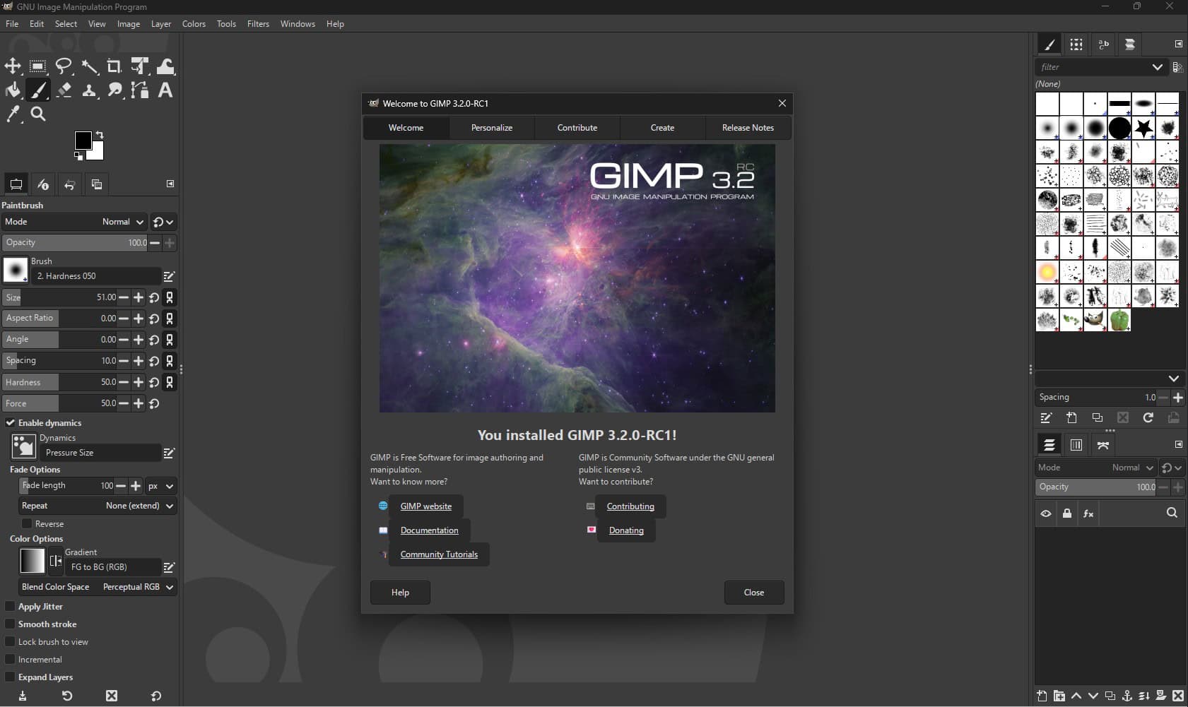 GIMP 3.2 RC1 Introduces SVG Export, New Rasterize Workflow