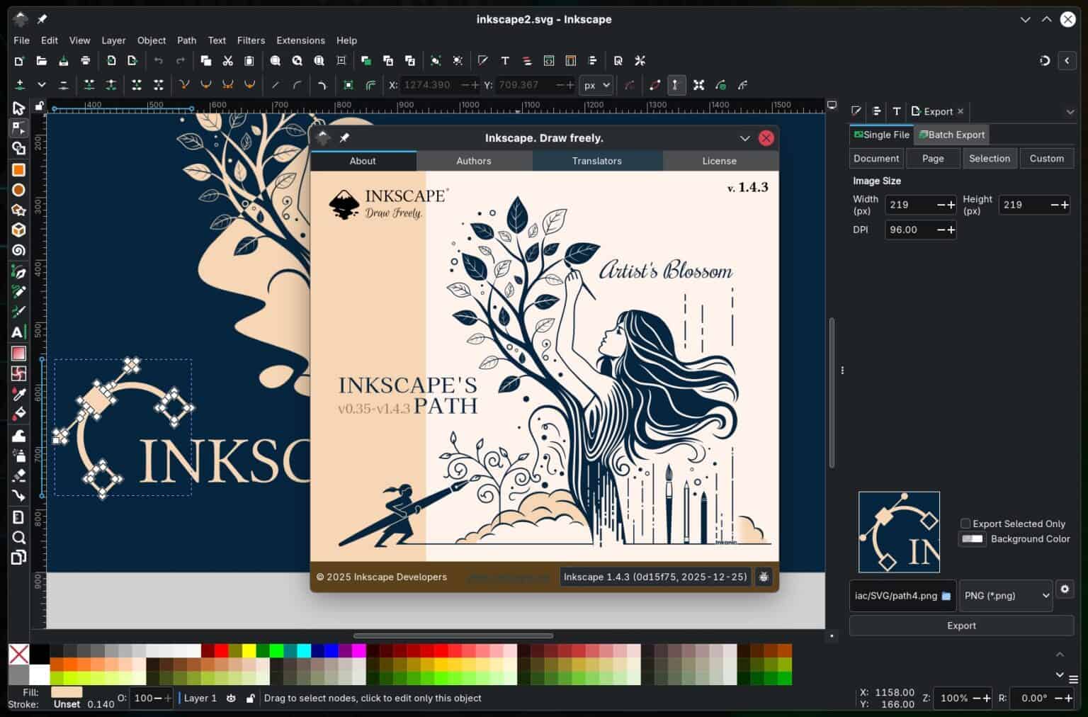 Inkscape 1.4.3 Delivers 124 Bug and Crash Fixes in Major Maintenance Update