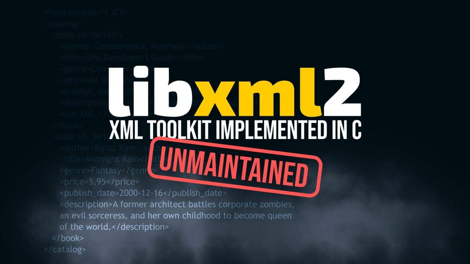 Libxml2 Becomes Officially Unmaintained After Maintainer Steps Down